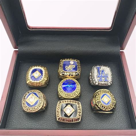 Los Angeles Dodgers Baseball World Series Championships Rings Ringglory