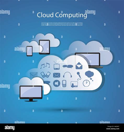 Cloud Computing Concept Stock Vector Image And Art Alamy
