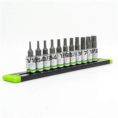 Grip Edge 11 Piece 14 Drive Sae Rpt Hex Driver Set Jdtco