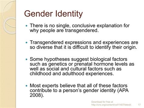 Chapter 12 Gender Sex And Sexuality Ppt
