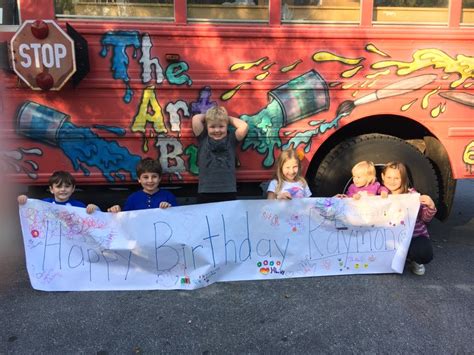 The Art Bus Happy Birthday Raymond