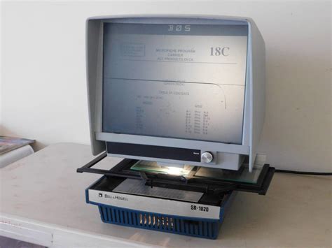 Lot 27 Working Microfiche Machine Sac Valley Auctions