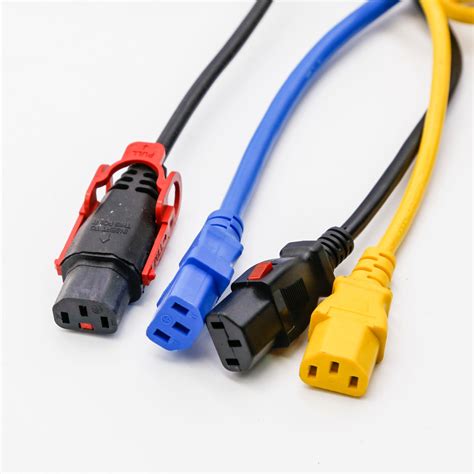 Data Centre Power Cords C13 C14 Locking IEC 60320 China NEMA 5 15p Extension Cord Ctl And 6