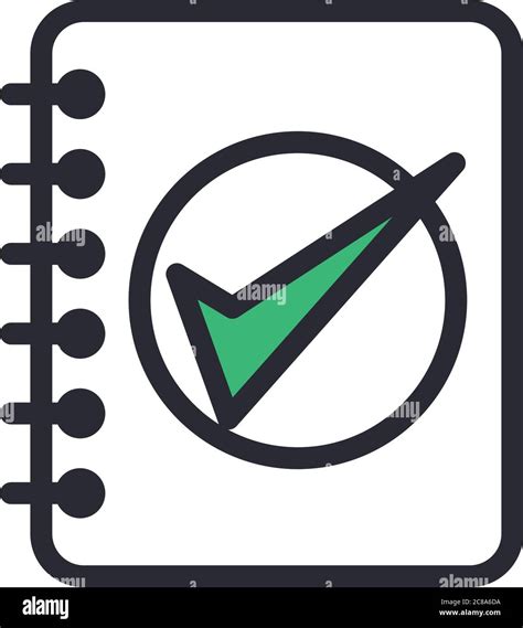 Cochez La Case Dans La Ligne De Bloc Notes Et Le Style De Remplissage