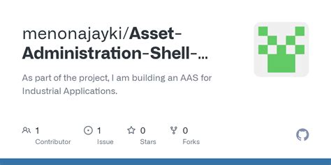 Github Menonajaykiasset Administration Shell Robot Use Case As Part