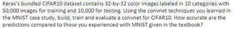 solved keras s bundled cifar10 dataset contains 32 by 32