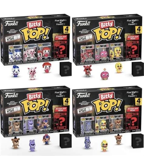 Funko Bitty Pop Fnaf Five Nights At Freddys Set Confezione Da 4