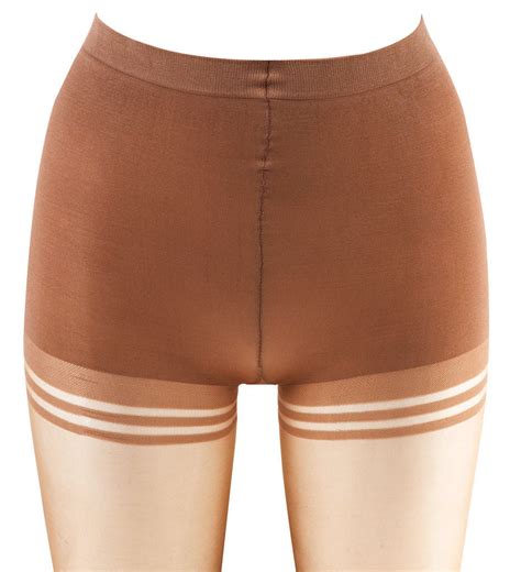 Pretty Polly Nylons Secret Slimmer 10 Denier Gloss Tights Medium Contr
