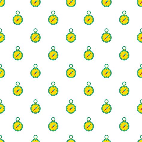 Compass Pattern Cartoon Style 14865462 Vector Art At Vecteezy