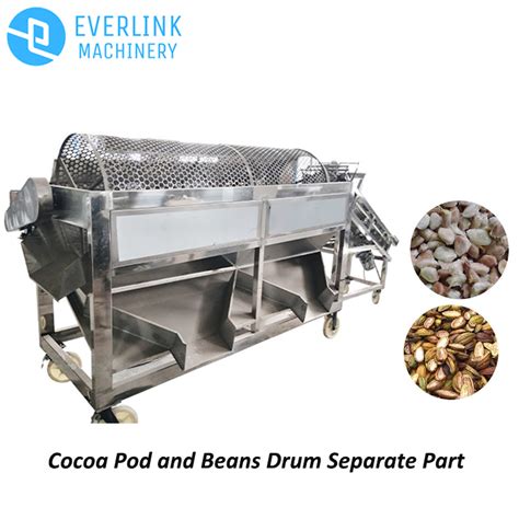 100 Separate Rate Cocoa Pod Opening Machine