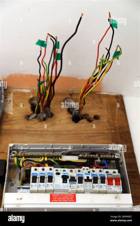 Replacing A Fuse Box Hi Res Stock Photography And Images Alamy