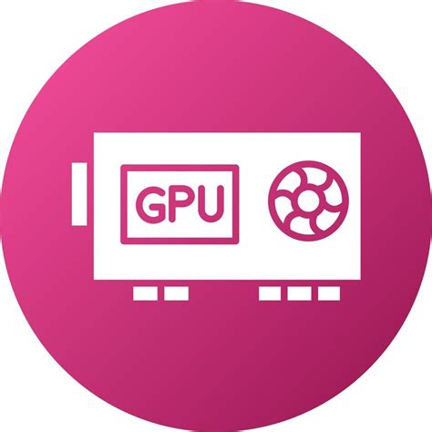 Gpu Icon Style 21804558 Vector Art At Vecteezy