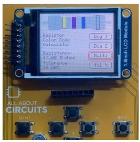 Building A Resistor Color Code Calculator And Ohmmeter With Arduino