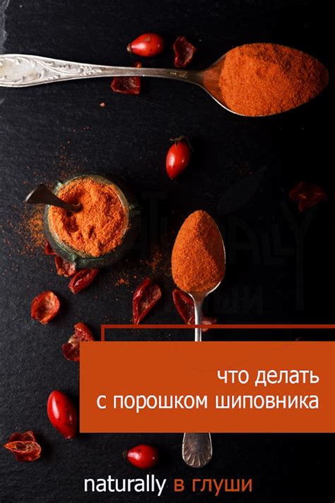 Как сделать порошок шиповника и как его использовать