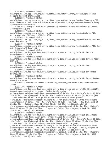 citra log pdf the legend of zelda computer architecture
