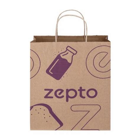 Brown Zepto Grocery Carry Bag Kg At Piece In Agra ID