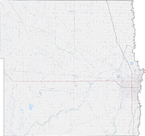 Cass County Map North Dakota Us County Maps