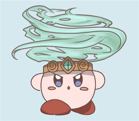Kirby With The Wind By Nivelnvl On Deviantart