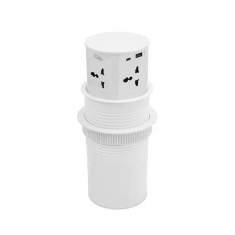 Plastic 3 Pin Push Type Pop Up Box With Wireless Charger At ₹ 11044