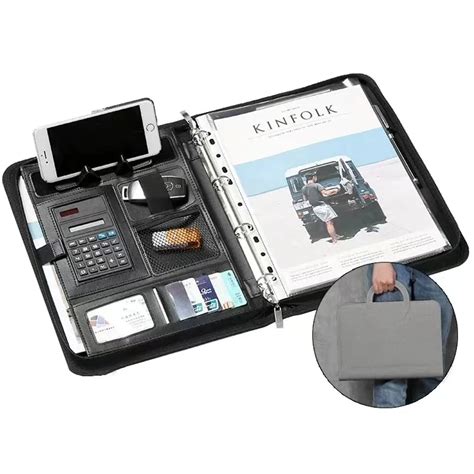 A4 Pu Padfolio