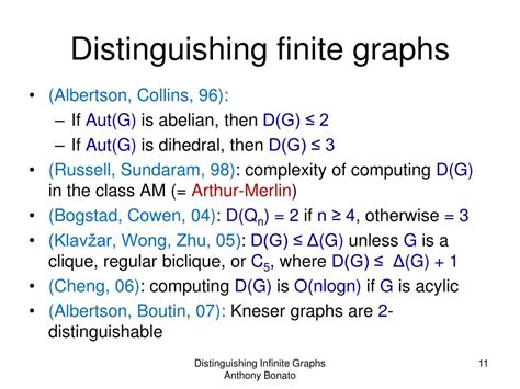 Ppt Distinguishing Infinite Graphs Powerpoint Presentation Free Download Id977985