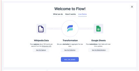 Update Welcome Page To Include Demo Issue Estuary Ui GitHub