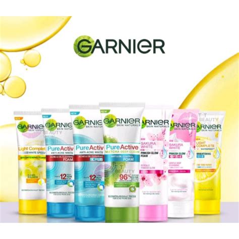 Jual Garnier Facial Foam 100ml Pure Active Sakura White Serum