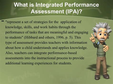 Integrated Performance Assessment Ppt Pptx Educational Assessment Education