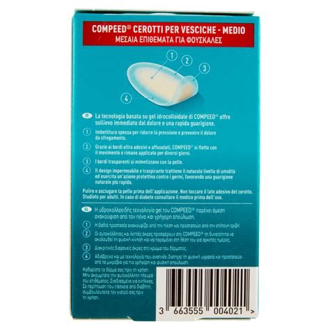 Compeed Cerotti Per Vesciche Medio 6 Pz Carrefour