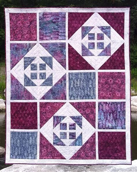 Ripples Cubed Quilt Cqd 9139e Downloadable Pattern Scrappy Quilt