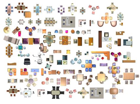 Rendered Residential Cad Furniture Plans