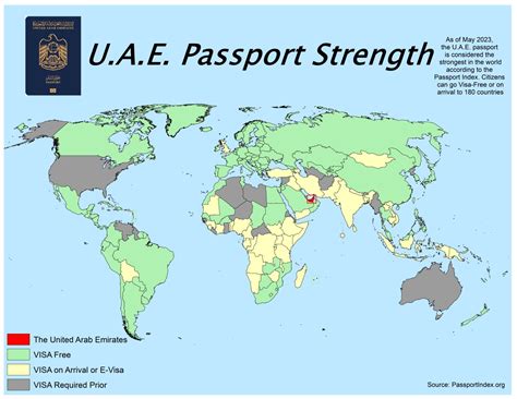 Uae Passport Strength Maps On The Web
