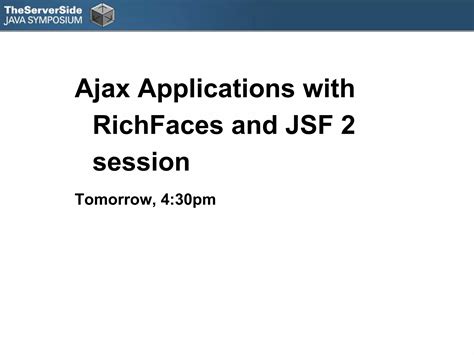 Rich Enterprise Applications With Javafx Ppt