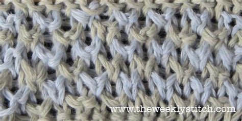 Bee Stitch In Two Colors The Weekly Stitch