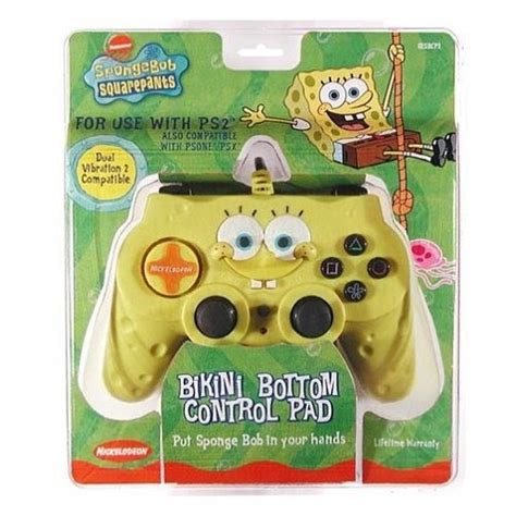 Playstation Store Ps2 Spongebob Squarepants Control Pad
