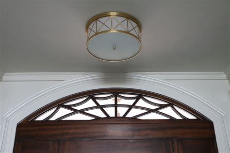 Foyer Light And Transom Taste Design Inc