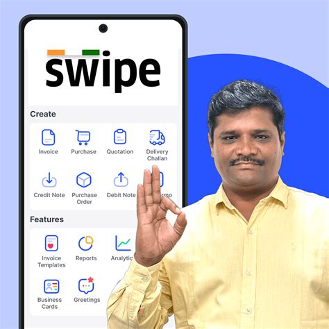 swipe billing app on behance