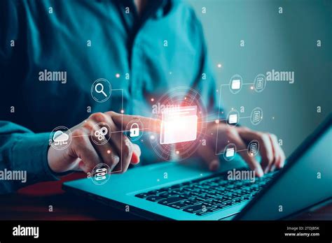 Dms Document Management System Businessman Pointing Folder Icon To Use