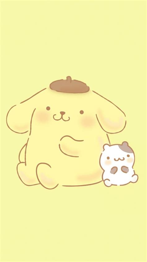 ปักพินโดย Alisa1991 ใน Pompompurin Bg วอลล์เปเปอร์การ์ตูน ภาพวาด