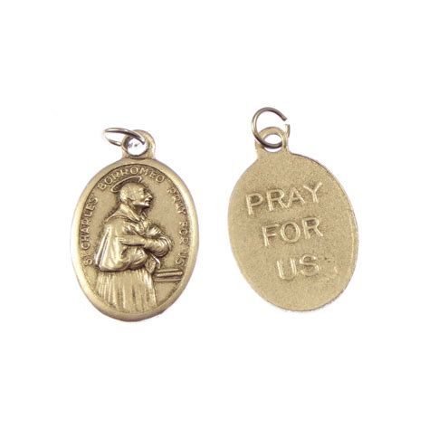 Medal With St Charles Of Borromeo Image