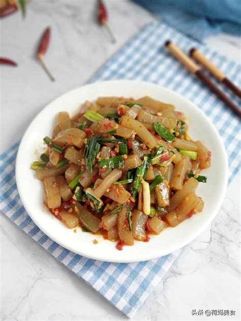 酸辣魔芋條怎麼做才好吃一步去鹼味不加一滴醋酸辣爽口開胃 每日頭條