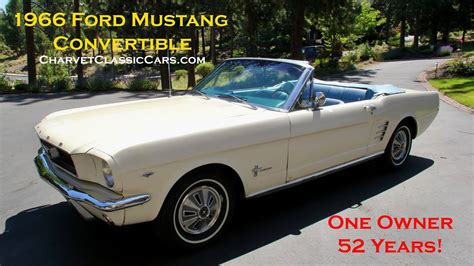 1966 Ford Mustang Convertible 1 Owner 52 Years Charvet Classic Cars Youtube