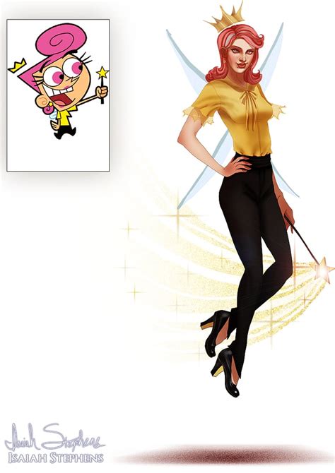 Wanda From The Fairly Oddparents S Cartoon Characters As Adults Fan Art Popsugar Love