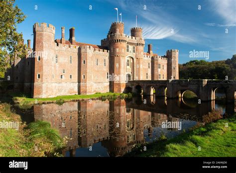 Herstmonceux Castle A 15th Century Moated Red Brick Structure On A