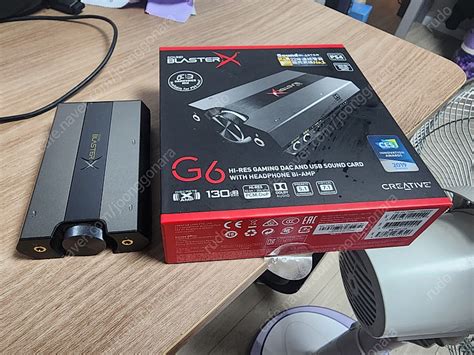 사운드블라스터 G6 팝니다 키보드 마우스 스피커 중고나라