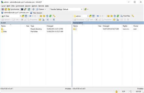 Configure Winscp To Backup Your Files To A Storagenode Datamossa