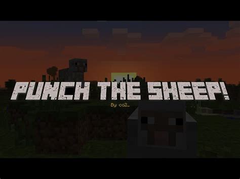 punch the sheep minecraft data pack