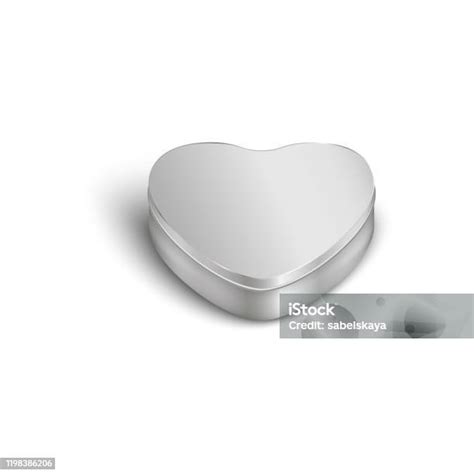 포장을위한 마음의 모양에 현실적인 금속 상자의 템플릿 및 모형 캔에 대한 스톡 벡터 아트 및 기타 이미지 캔 하트 모양 0명 Istock