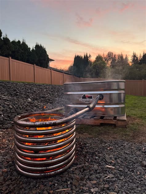 Backcountry Wood Fired Coil Kit Bonfire Hot Tub Heater Sasquatch