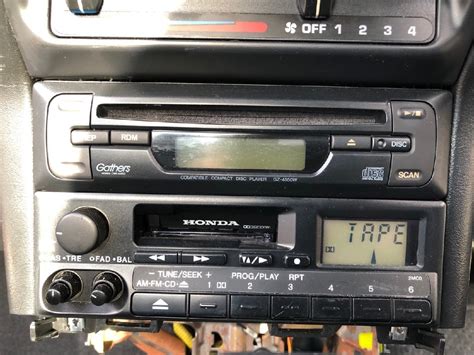 良品 み ホンダ db dc インテグラ db6 db8 dc1 dc2 純正 カーオーディオ カーステレオ テープ cd 内装 フロント
